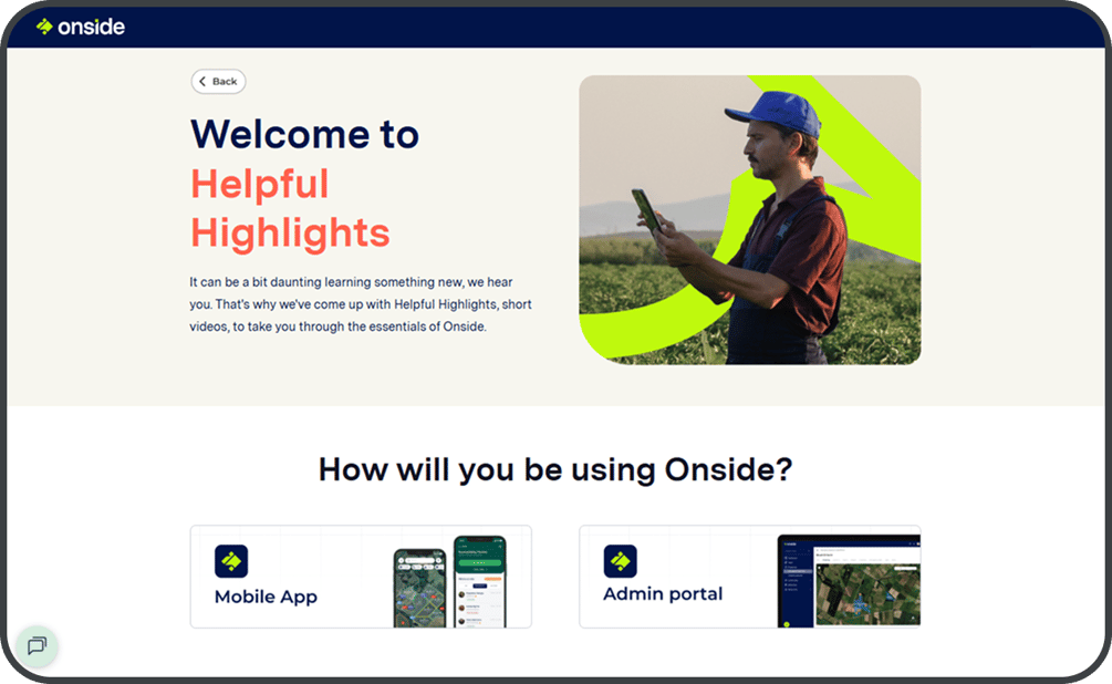 Do you have tutorials on how to use Onside?
